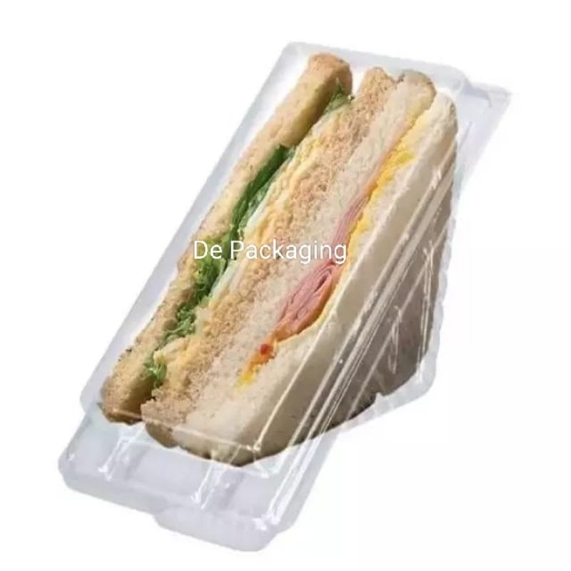 Sandwich Box with Lock - Dome Bottom / Flat Bottom (50pcs) | Shopee ...