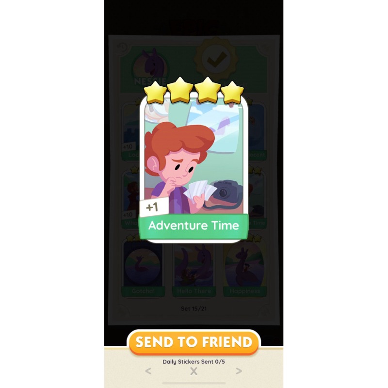Adventure Time Sticker Monopoly Go | Shopee Malaysia