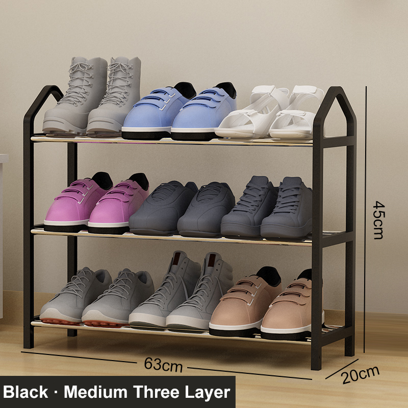 4 Tier Shoe Rack / Rak Kasut 4 Tingkat / DIY Space Saving Shoe ...