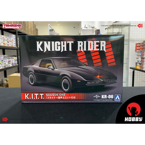 Aoshima Knight Rider Knight 2000 K.I.T.T. Season I w/Scanner Voice Unit ...