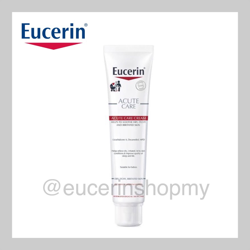 Eucerin(100% Authentic) Acute Care Cream 100ML FOR ECZEMA(Exp5/2025 ...