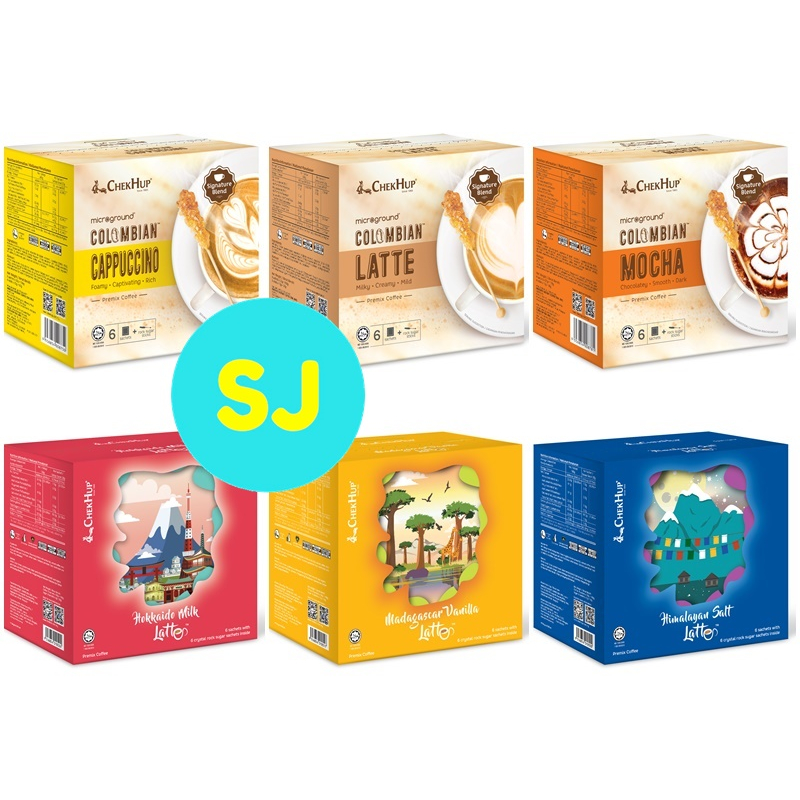 Chek Hup Microground Colombian Coffee / Latte (1 box=6 sachets ...