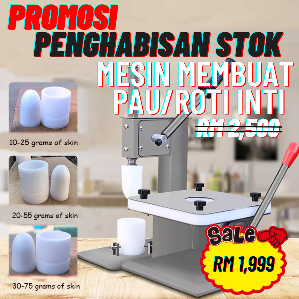 Ready Stock mesin membuat pau Stainless steel bag big bun artifact ...