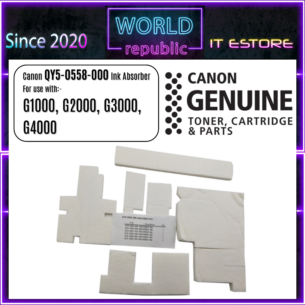 CANON QY5-0558-000 WASTE INK ABSORBER For G-Series for ERROR CODE 5B00 - 100% Original Canon ...