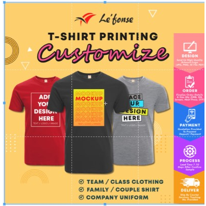 [No MOQ] Cetak Baju Custom Tshirt Printing | Baju Family Day T shirt ...