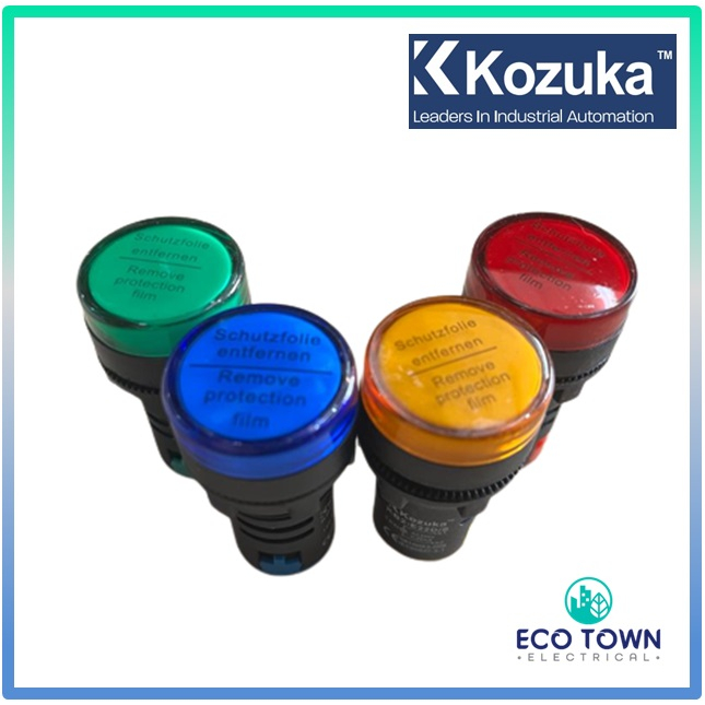 Kozuka LED PILOT LAMP for Panel Board 22MM 220VAC / 24VAC/DC | Shopee ...
