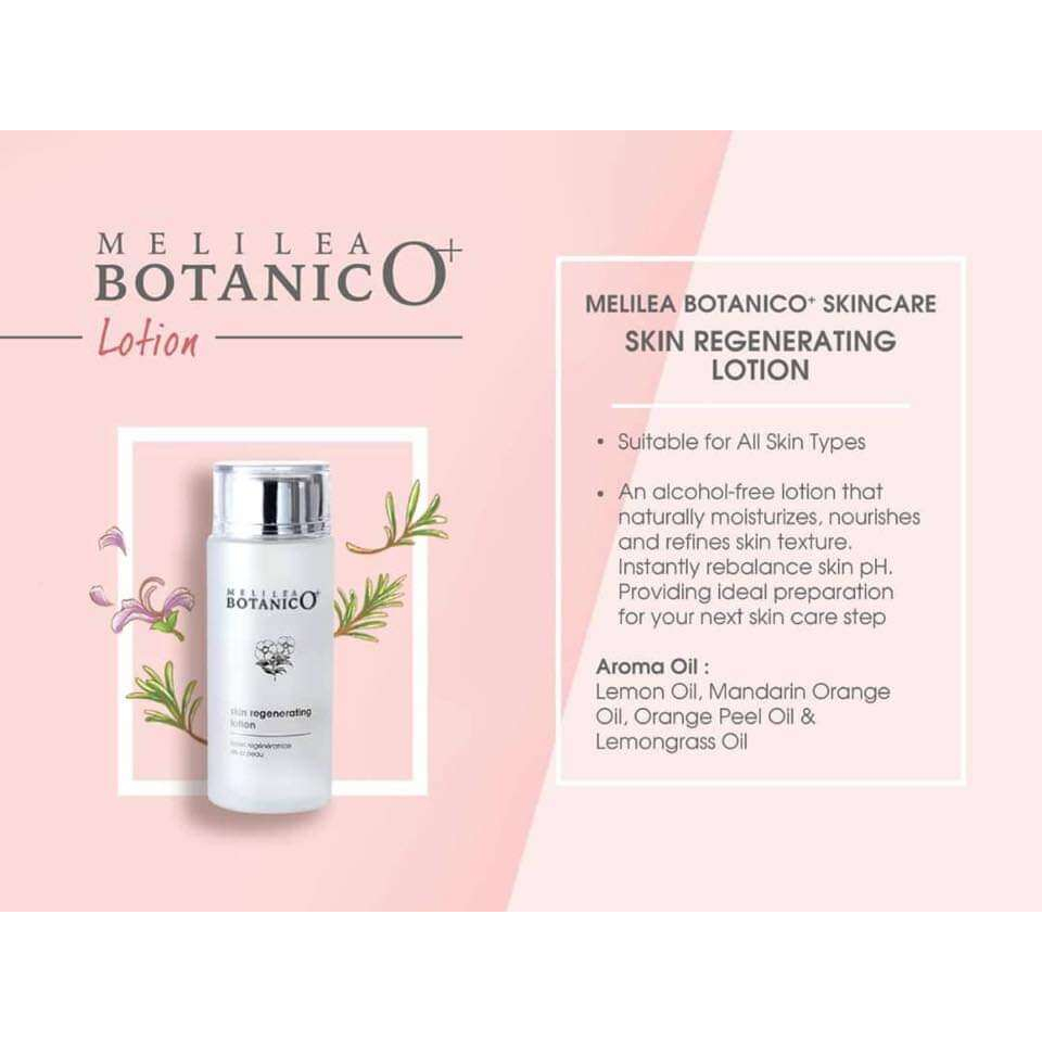 【MELILEA】 BOTANICO+ SKINCARE SERIES | SKIN REGENERATING LOTION ...