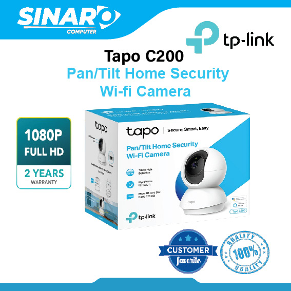 TP-LINK Tapo Pan/Tilt Home Security Wi-fi Camera C200 / C210 | Shopee Malaysia