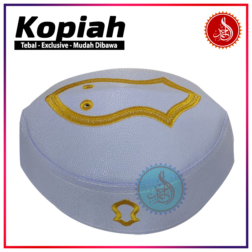 KOPIAH DESIGN LOGO CAPAL/SANDAL Nabi (S.W) - WHITE/BLACK | Shopee Malaysia