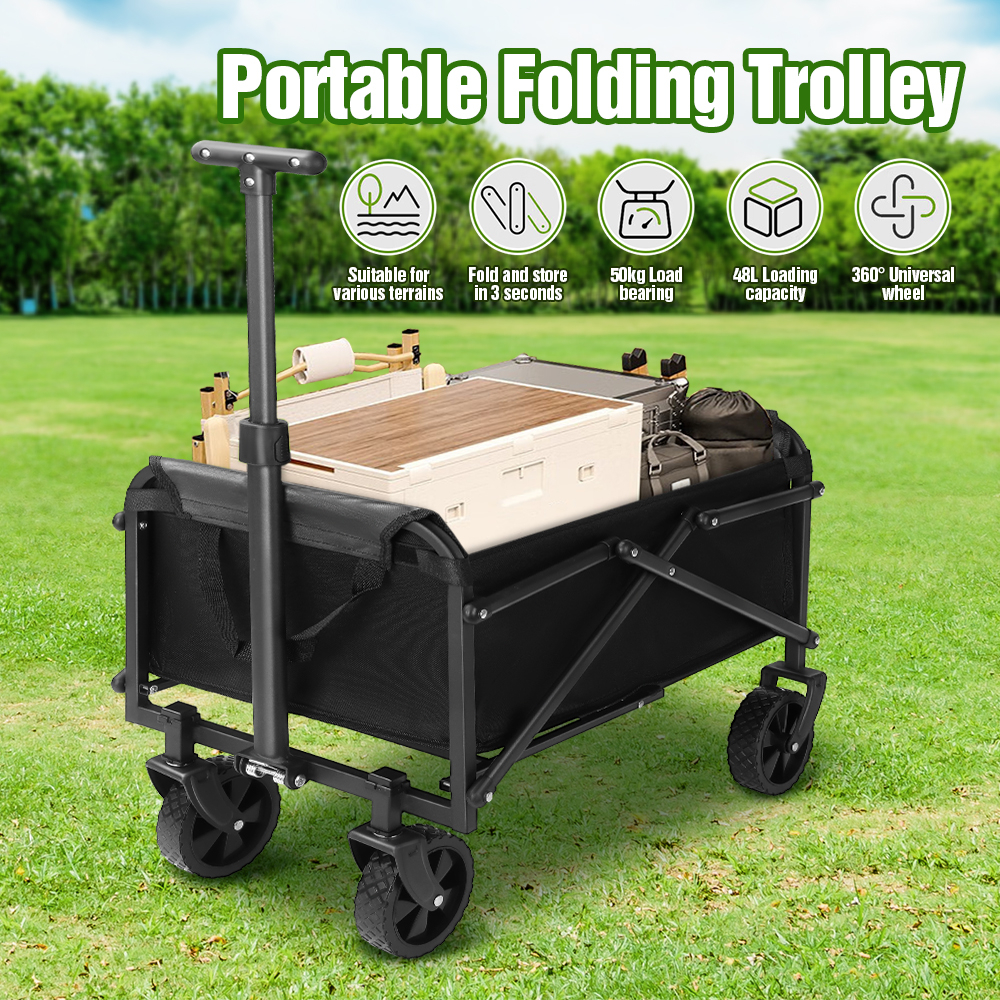 Outdoor Wagon Trolley Camping Trolley foldable Cart Tool truck portable ...