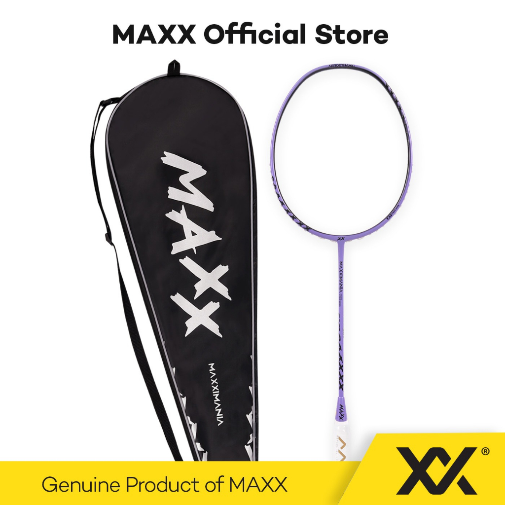 MAXX Badminton Racket - MAXXIMANIA (FREE String + Grip) | Shopee Malaysia