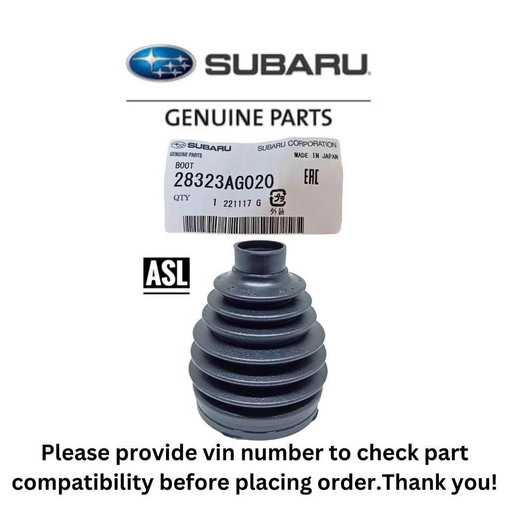 Genuine Subaru Front Axle Outer Boot 28323AG020 XV Forester Impreza WRX ...