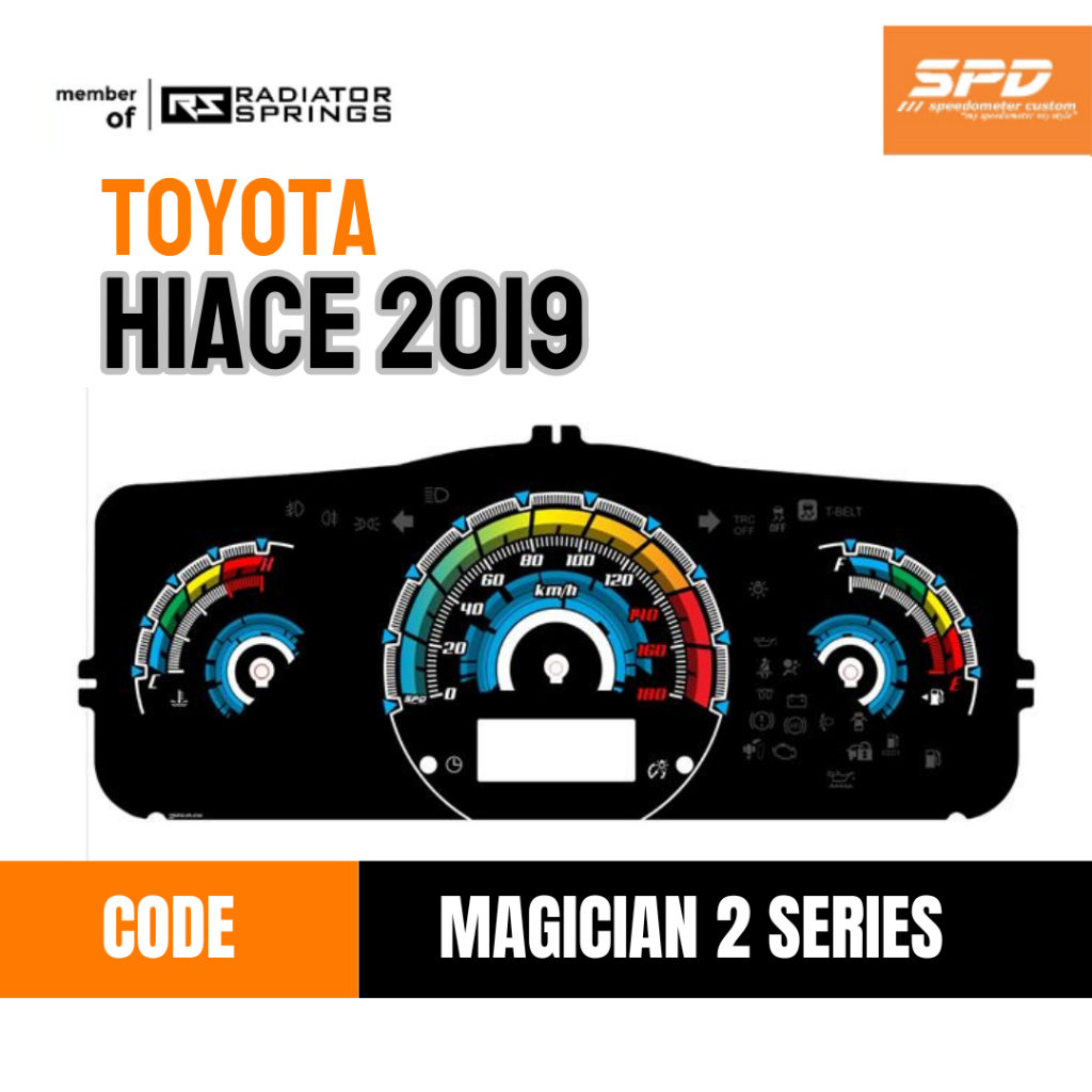 [PRE ORDER] Panel Speedometer Custom Toyota Hiace 2019 | Shopee Malaysia