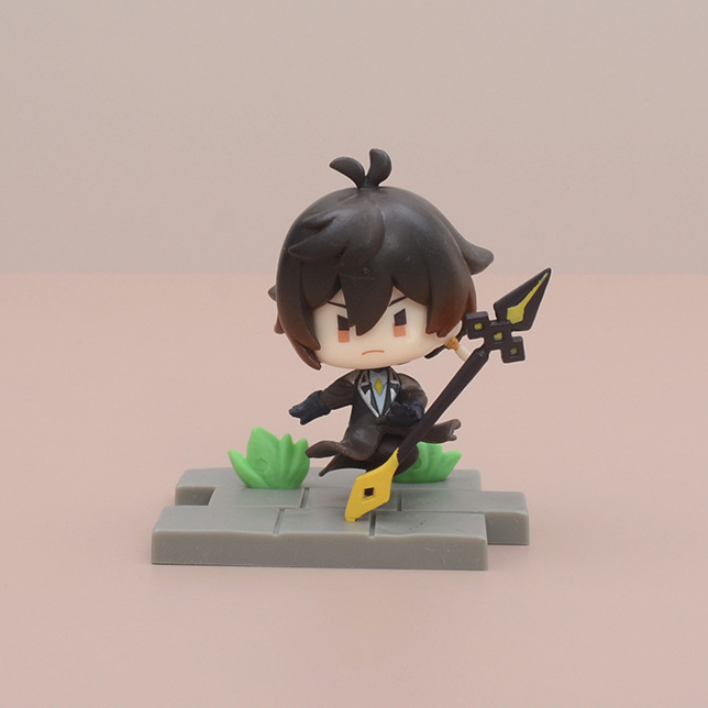 Genshin Impact Figure Mini Collection Klee Venti Kaeya Diluc Barbara ...