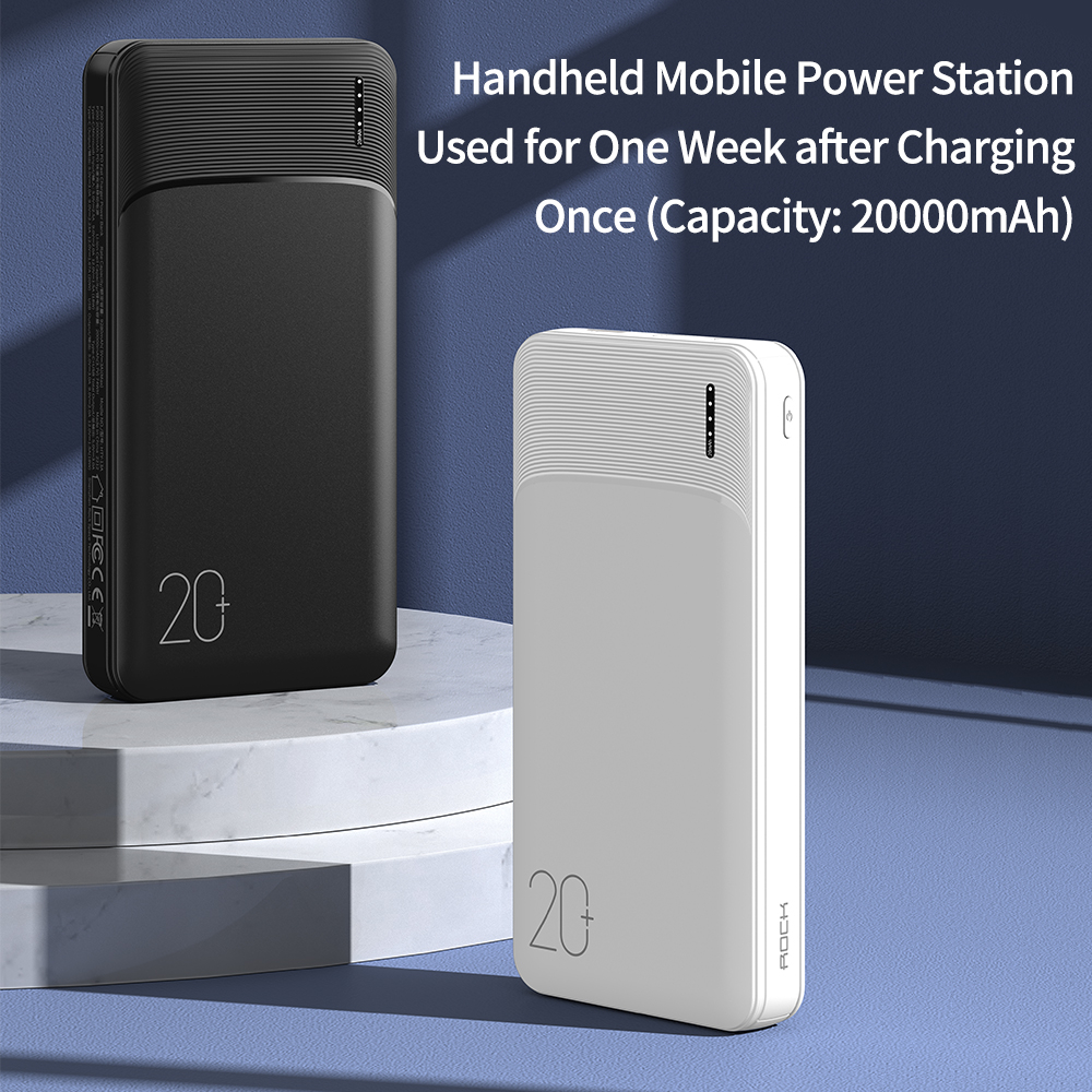 [ROCK SPACE] P200 20000 MAH PD / QC3.0 / FCP FAST CHARGE POWER BANK | Shopee Malaysia