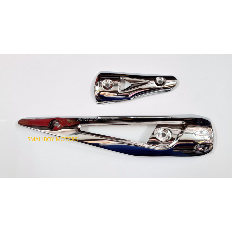 MODENAS CT100 EXHAUST PROTECTOR SIDE COVER PENUTUP TEPI EKZOS BESI SET ...