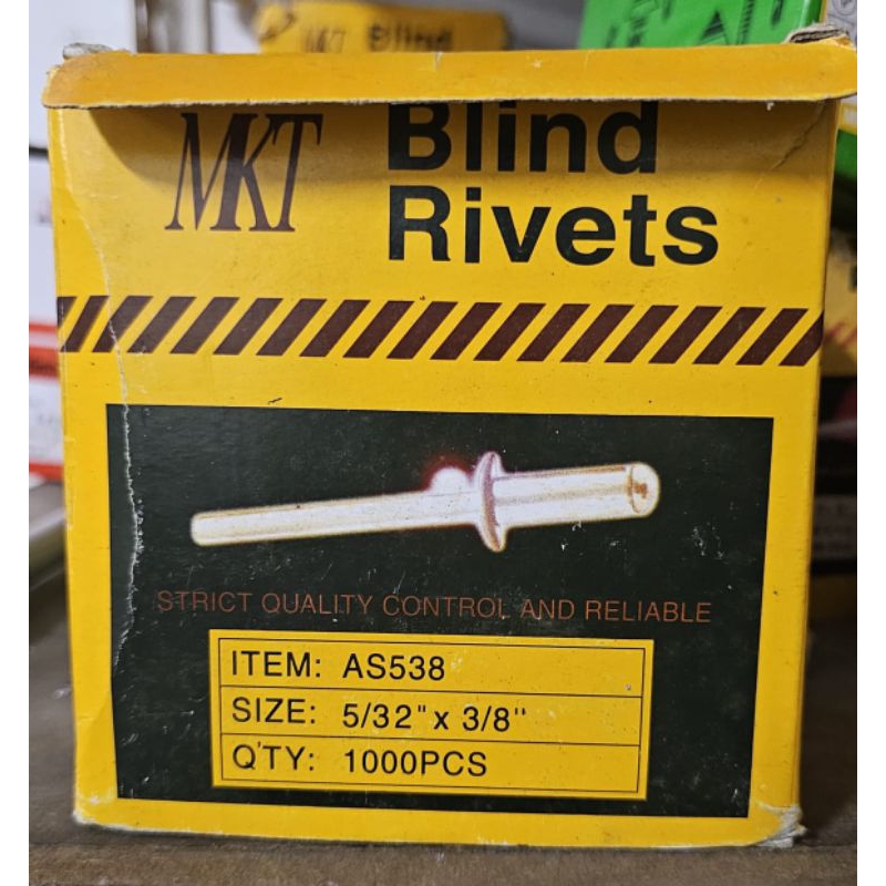 Aluminium Blind Rivet Mata Rivet Steel Blind Rivet(5/32''.x 3/8 ...
