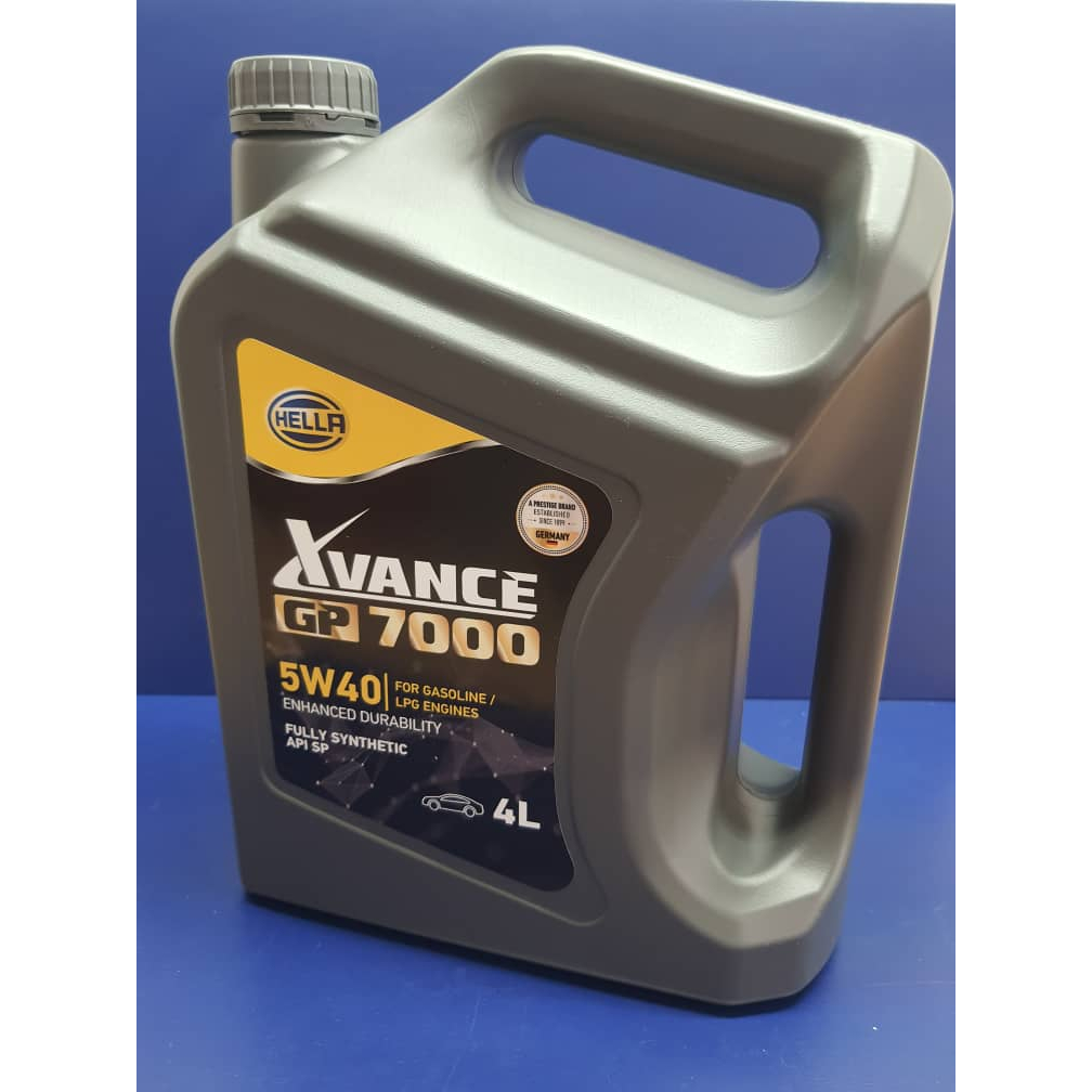Genuine HELLA Xvance GP 7000 5W40 Fully Synthetic Engine Oil (4 Litre ...