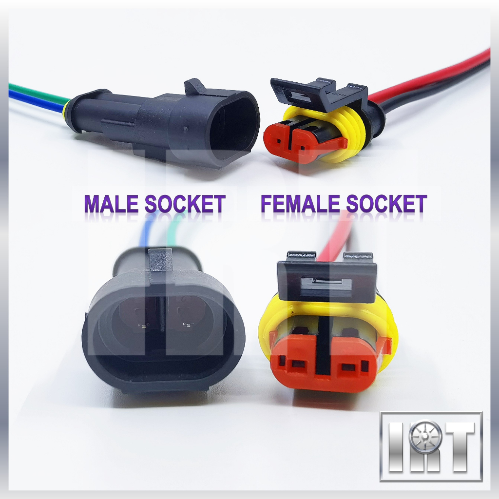 H1 Bulb Socket Exora Waja Headlamp Adapter Lampu Soket Kereta Proton ...