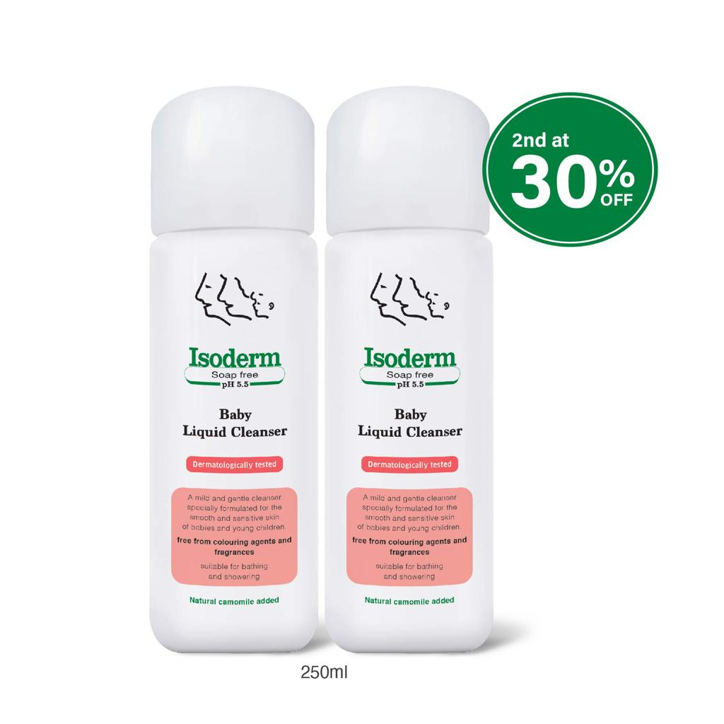 Isoderm Baby Liquid Cleanser Twin Pack (250ml x 2) | Shopee Malaysia