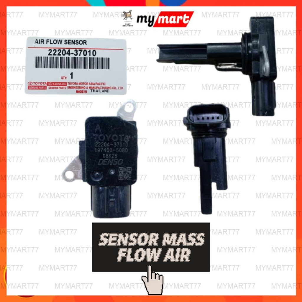 Sensor Mass Air Flow Ori Denso Toyota Alphard ANH20 Vellfire Estima ...