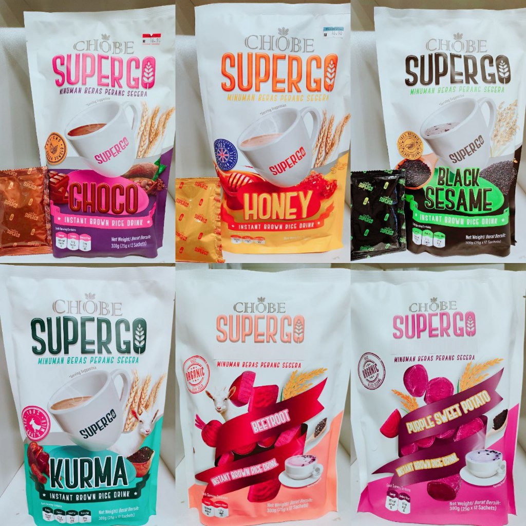 CHOBE SUPERGO 1)Black Sesame 2)Chocolate 3)Kurma 4)Honey 5)Purple Sweet ...