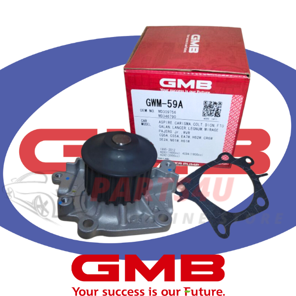 GMB Engine Water Pump GWM-59A for Mitsubishi MIVEC 4G92 4G93 4G94 ...