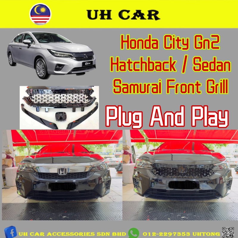 (SAMURAI) Honda City Gn2 2020 2021 2022 2023 Samurai Sport Diamond Abs ...