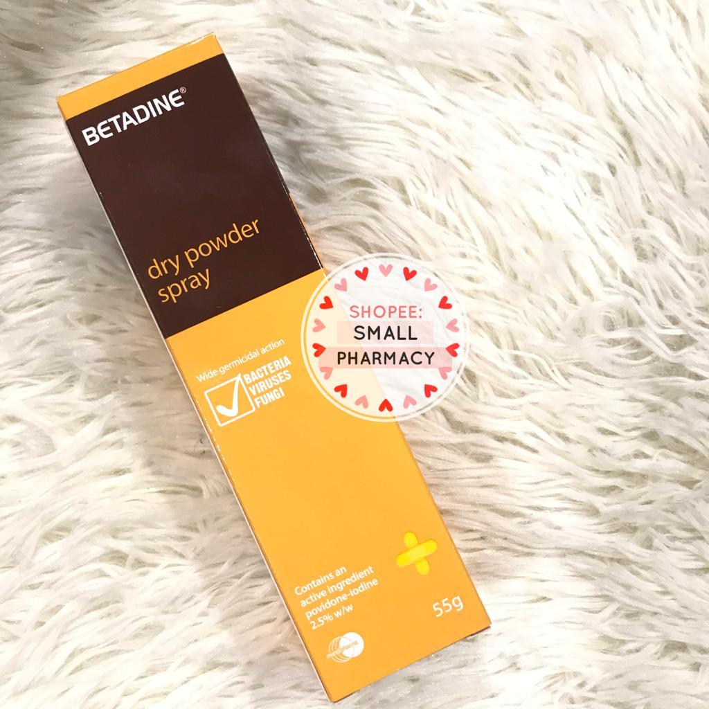 Betadine Dry Powder Spray 55g 000026 povidone iodine | Shopee Malaysia