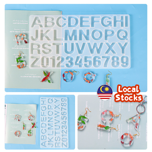 ABC Silicone Mold Alphabet resin mold silicone mold epoxy mold silicone ...