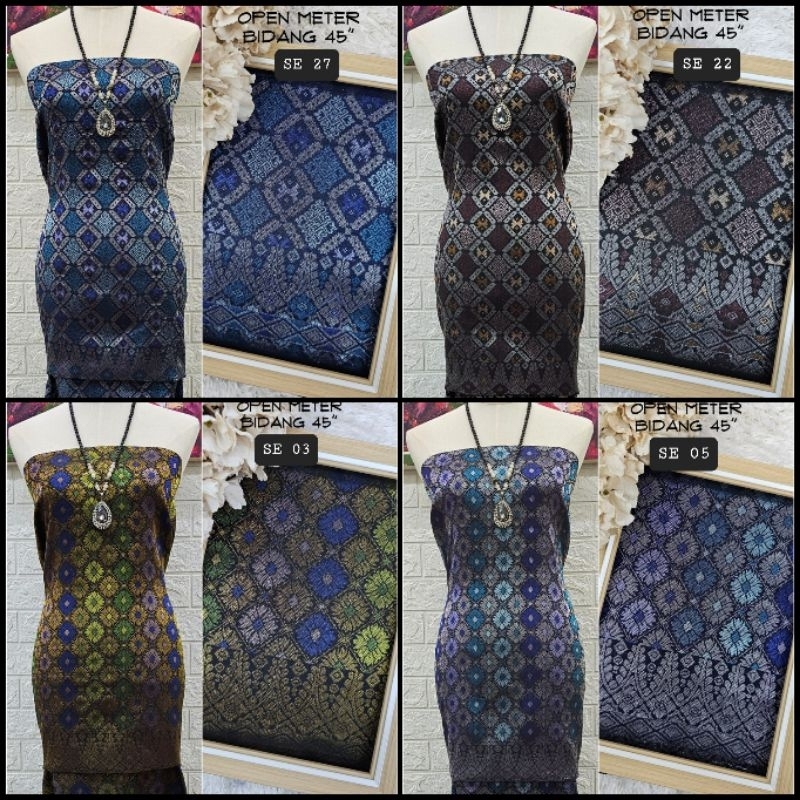 {OPEN METER} SONGKET TENUN BUNGA PENUH/Boleh Buat Baju /Samping ...