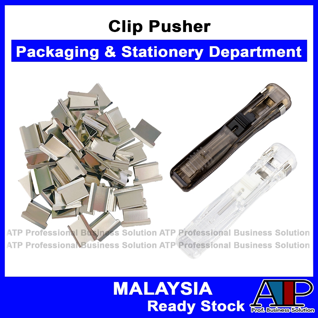 Stationery📐 Clip Pusher School Office Stationary Supplies Bookmark File ...