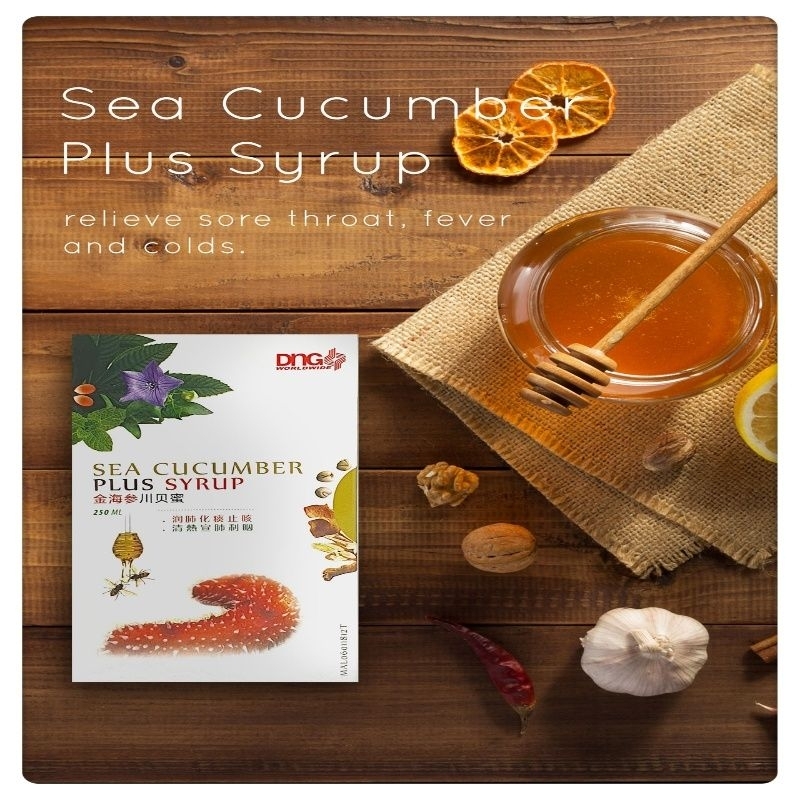DNG Sea Cucumber Plus Syrup (250ml)Ingredients 金海参川贝蜜 | Shopee Malaysia