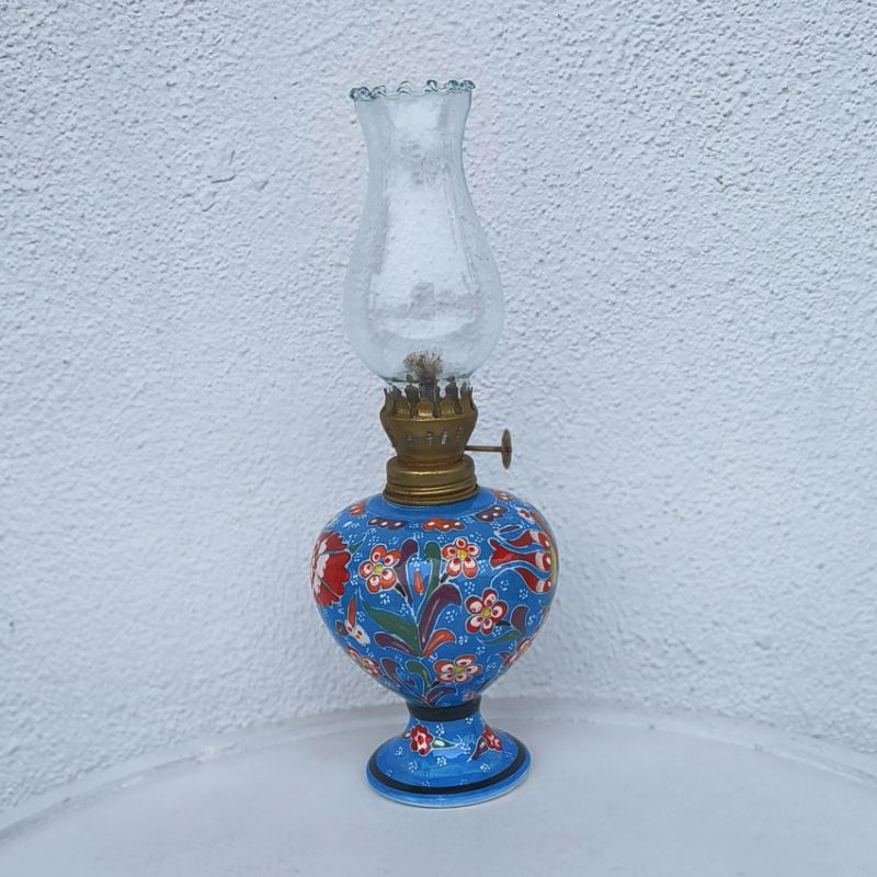 Turkish Ceramic Handmade oil Lamp | Shopee Malaysia