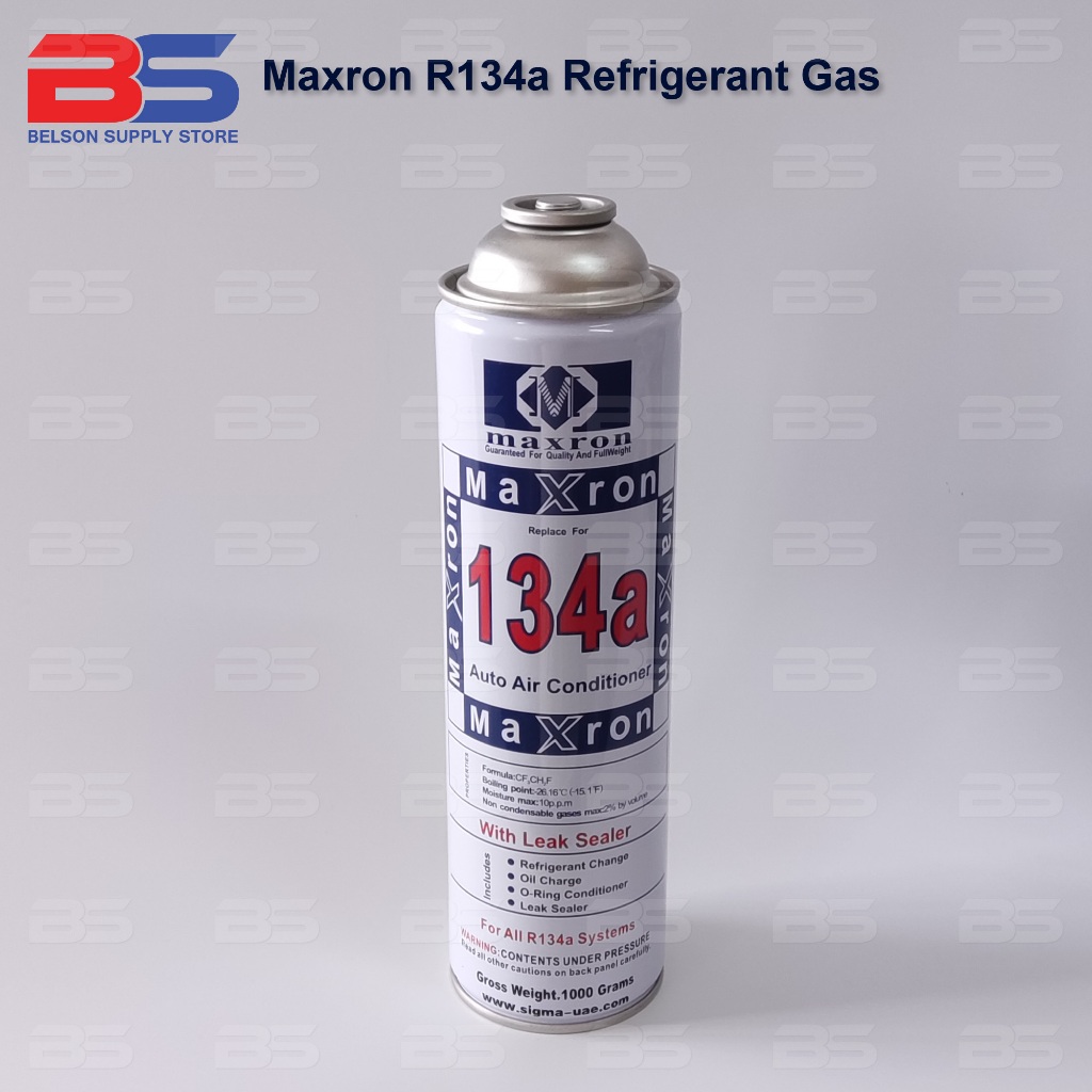 R134a Gas Refrigerant Gas Maxron Aircond Gas Kereta Leak Sealer Maxxron ...