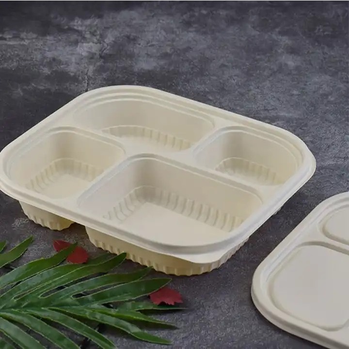 Bekas Bio / Compartments Container Box / Corn Starch Compartments ...
