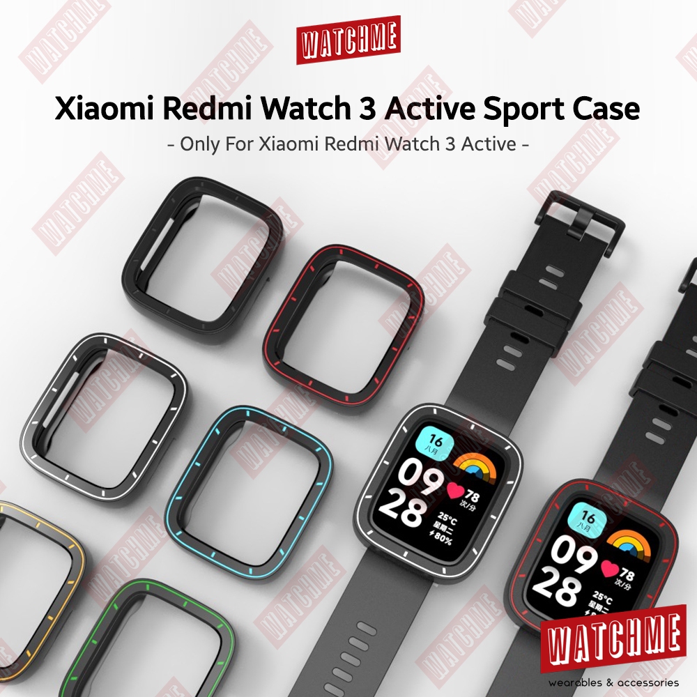 Xiaomi Redmi Watch 3 Active Soft Case, Sport TPU Casing, Color ...