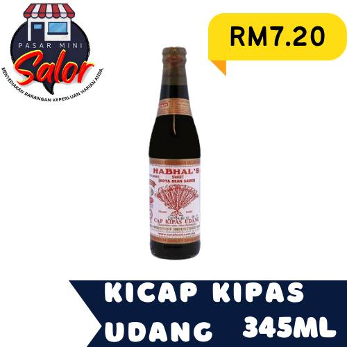 HABHAL'S KICAP LEMAK MANIS CAP KIPAS UDANG 345ml | Shopee Malaysia