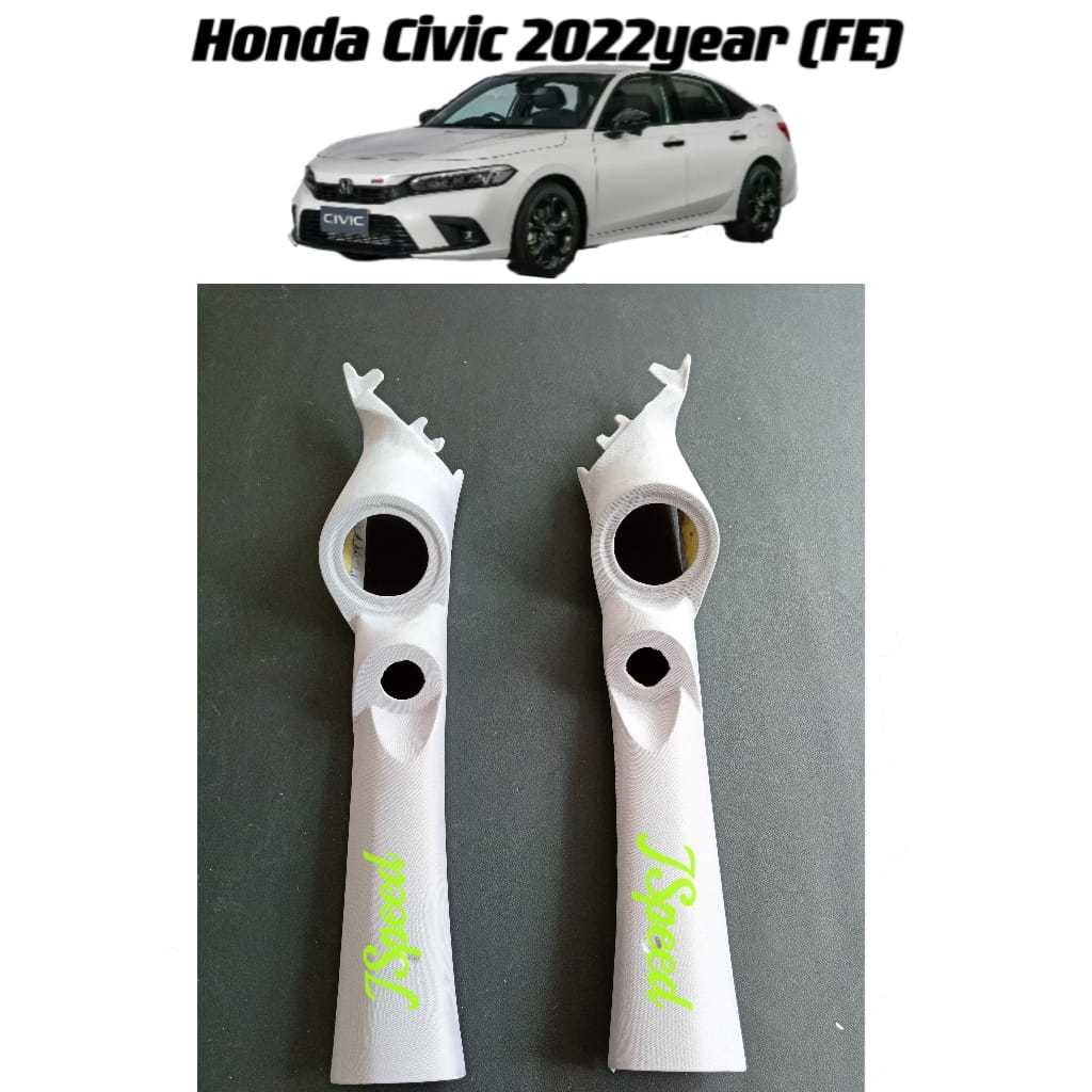 Honda Civic FE 2022year(Type R2) 3 Way Air Pillar Tweeter + 3.5" MID ...