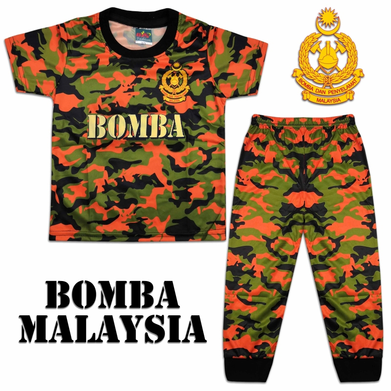 BOMBA Malaysia Kids Sleepwear / Baju Kanak (1Y-12Y) Ready Stock ...