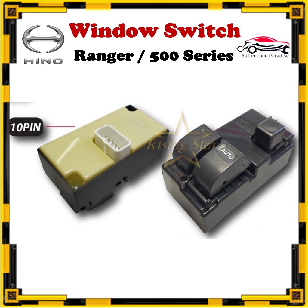 Hino 500 Series - Power Window Switch / Suis Tingkap - Main / Sub ...