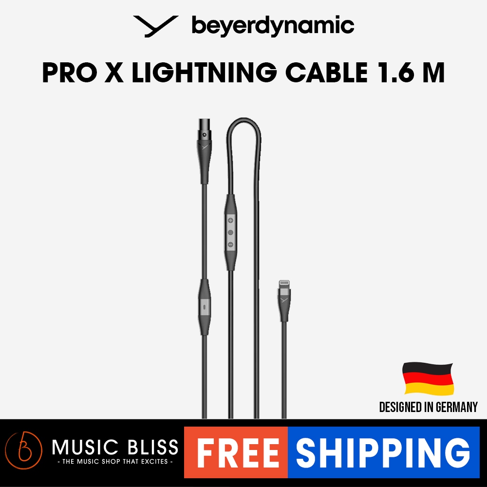 Beyerdynamic PRO X LIGHTNING CABLE 1.6 M for DT 700 & 900 PROX | Shopee ...