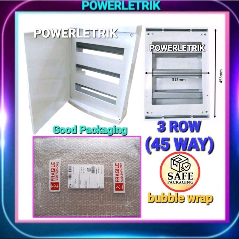 DLX/GALAXI 45WAY PVC MCB BOX/ CONSUMER MCB BOX/ MCB DISTRIBUTION BOX ...