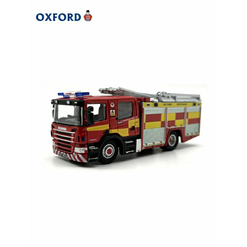 Scania CP28 Fire Engine 1/76 Oxford Diecast display model Kerata Bomba ...