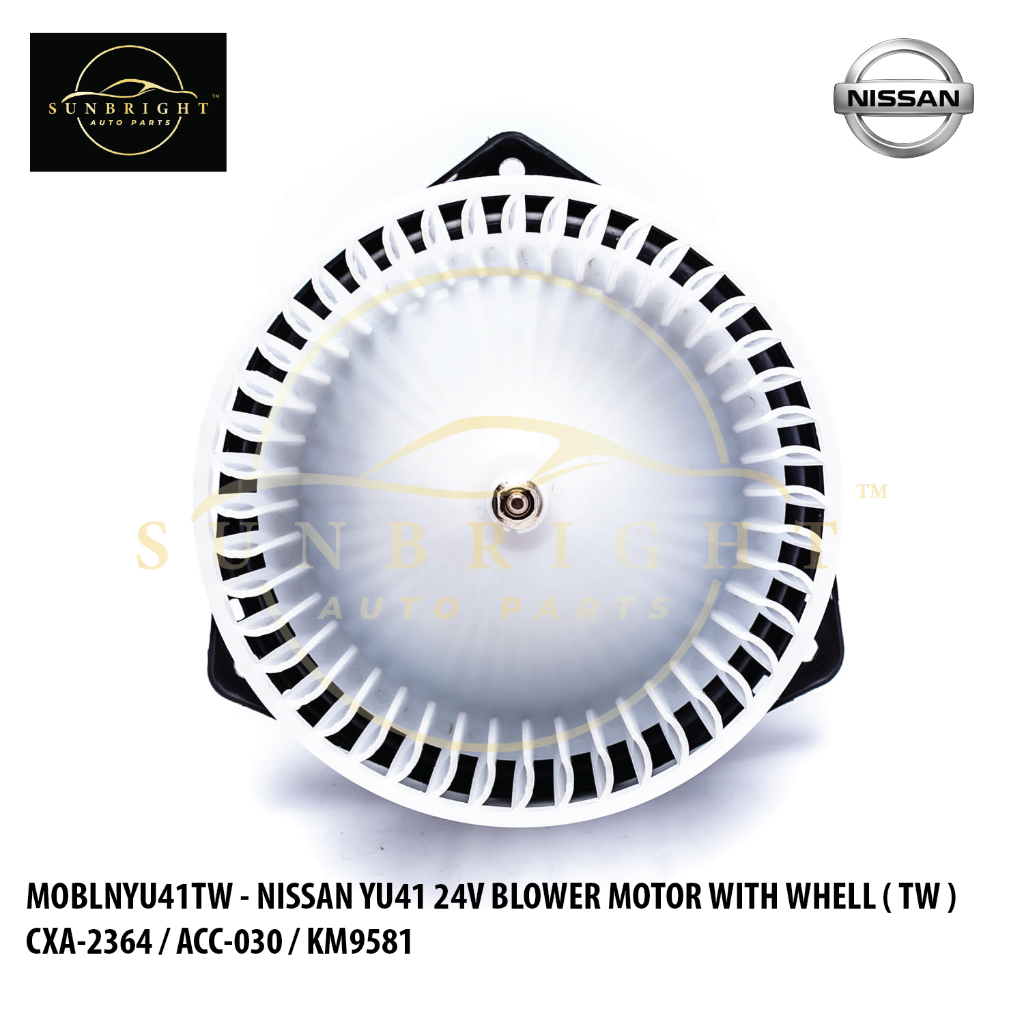 NISSAN YU41 / ISUZU N500 24V BLOWER MOTOR WITH WHELL ( TW ) 61165 - CXA ...