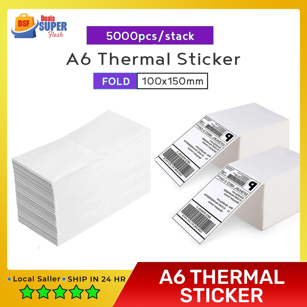 A6 Waybill Barcode Shipping Label 100*150mm / Waybill Shipping Label ...