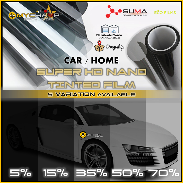 Super HD Nano Tint Film Car Tinted House Tinted and Office Window Tint ...