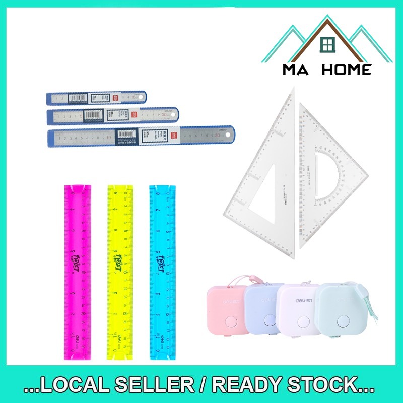 MA Home Deli Candy Color Container Tape Ruler Student Office Supply ...