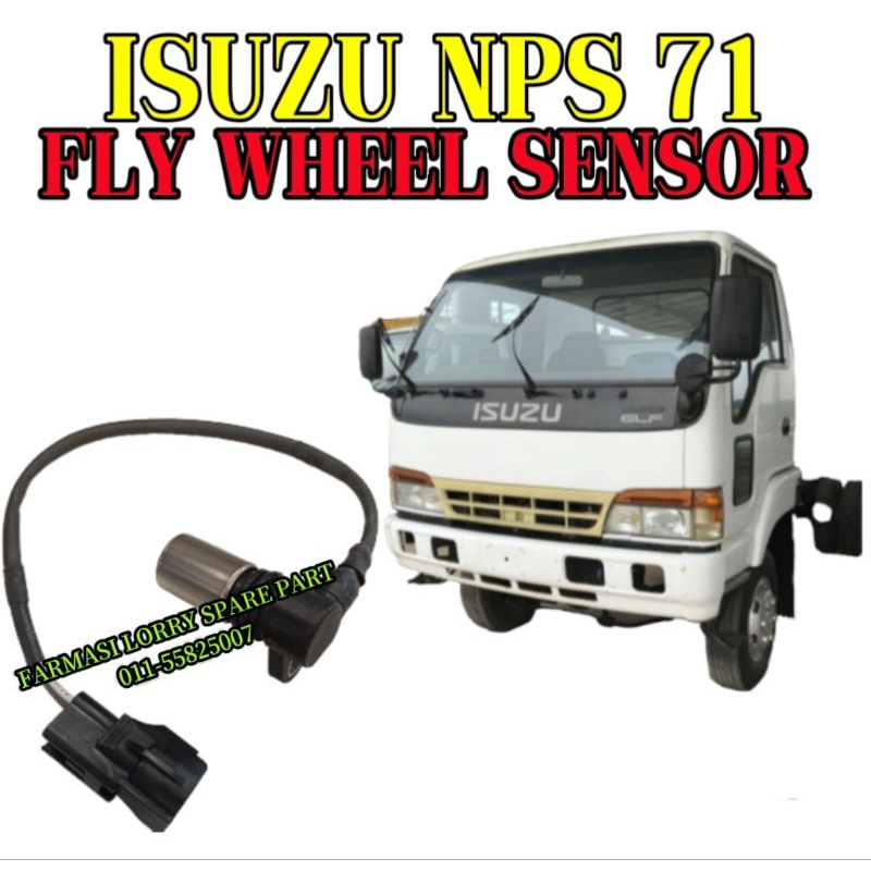 (ORIGINAL)ISUZU NPS 71 FLY WHEELS FLY V SENSOR UNTUK LORRY 1TON 3TON ...