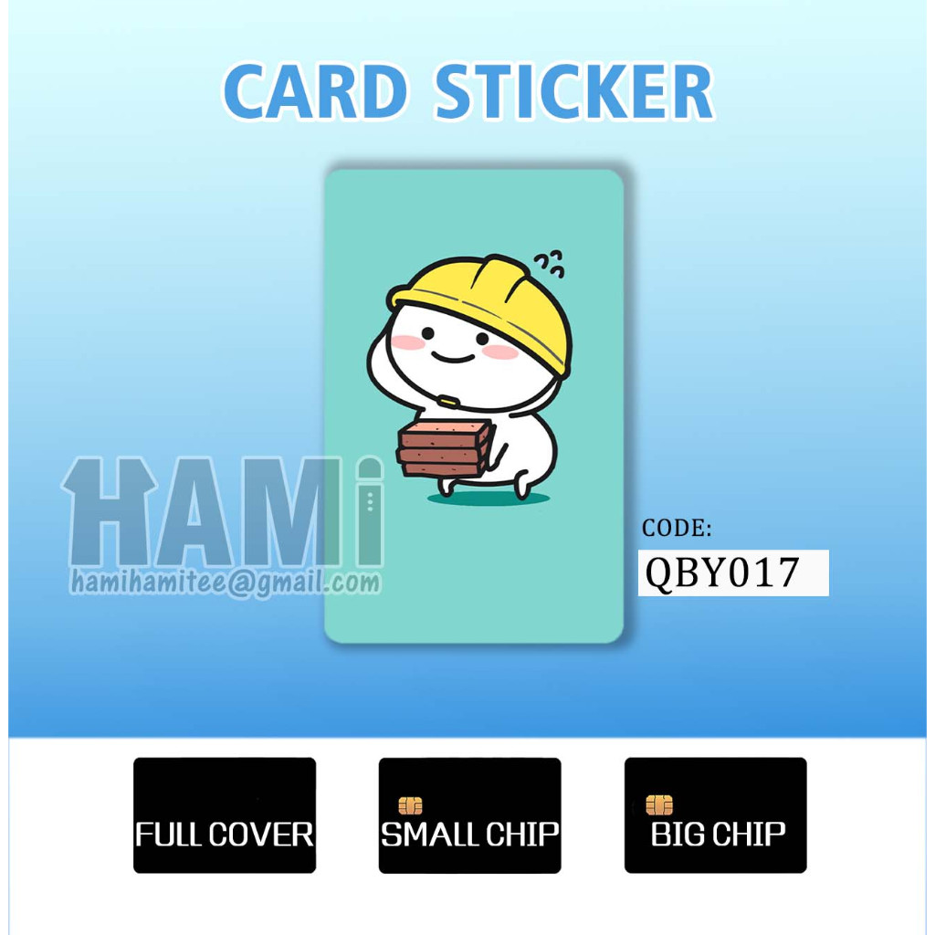 QUBY touch n go card sticker - QUBY card sticker - Quby card sticker ...